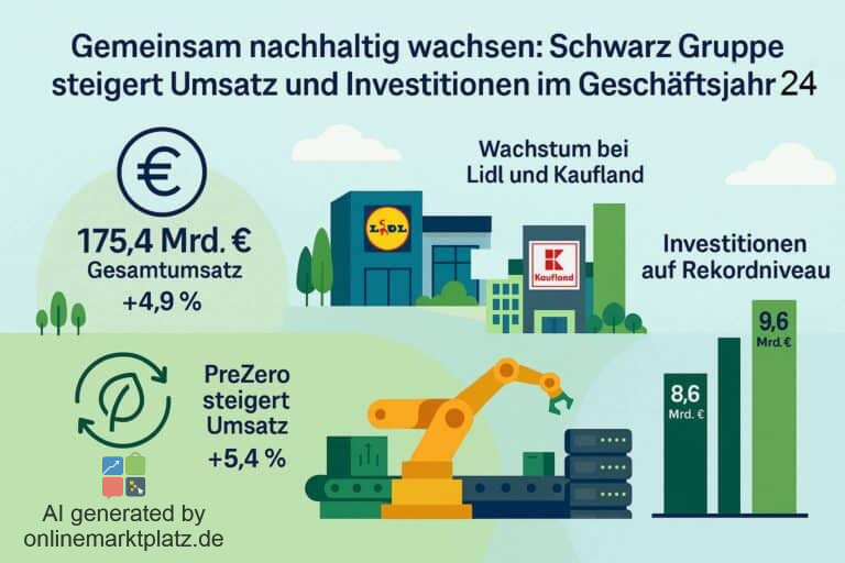 Schwarz Gruppe steigert Umsatz 2024 auf 175 Mrd. € – Investitionen auf ...