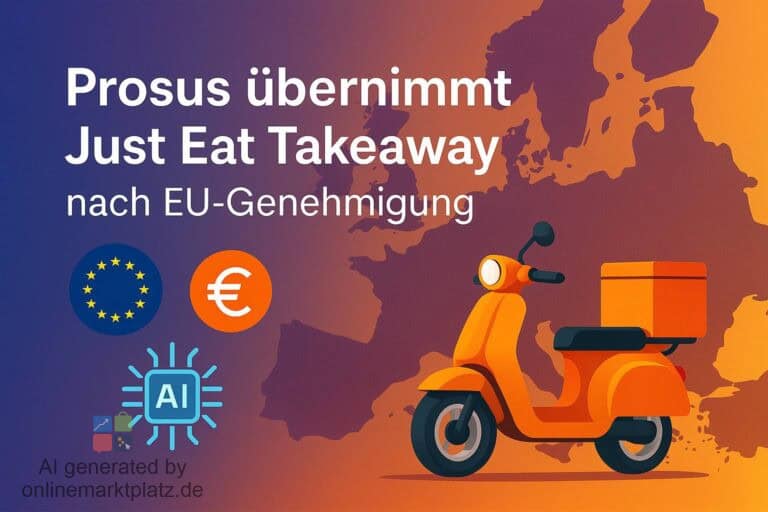 Prosus übernimmt Just Eat Takeaway nach EU-Genehmigung